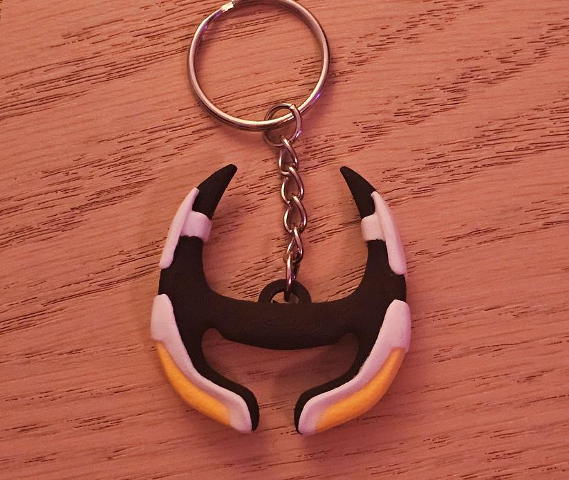 3D Printed Voltron Legendary Defender Bayard Keychains – Shiro, Keith ...