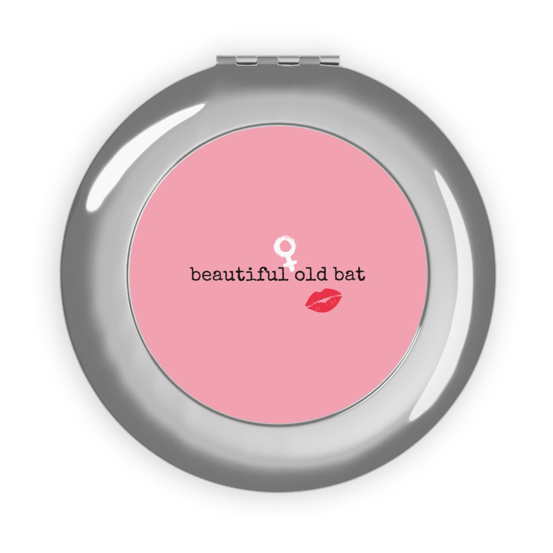 Beautiful Old Bat (pink Kiss) Compact Travel Mirror, Makeup Mirror ...