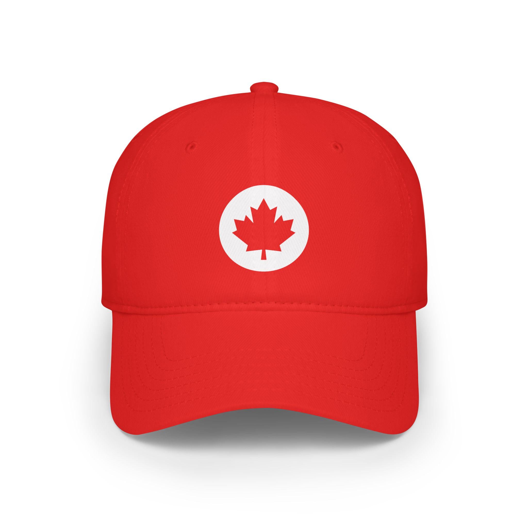 Maple Leaf Emblem Ball Cap, Low Profile Baseball Cap, Maple Leaf ...