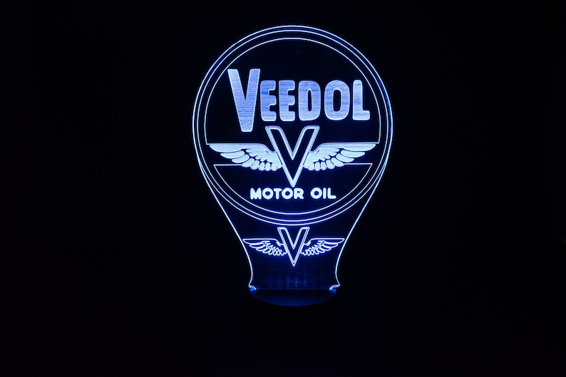 Veedol Motor Oil Vintage Sign Laser Etched Display Piece - Etsy