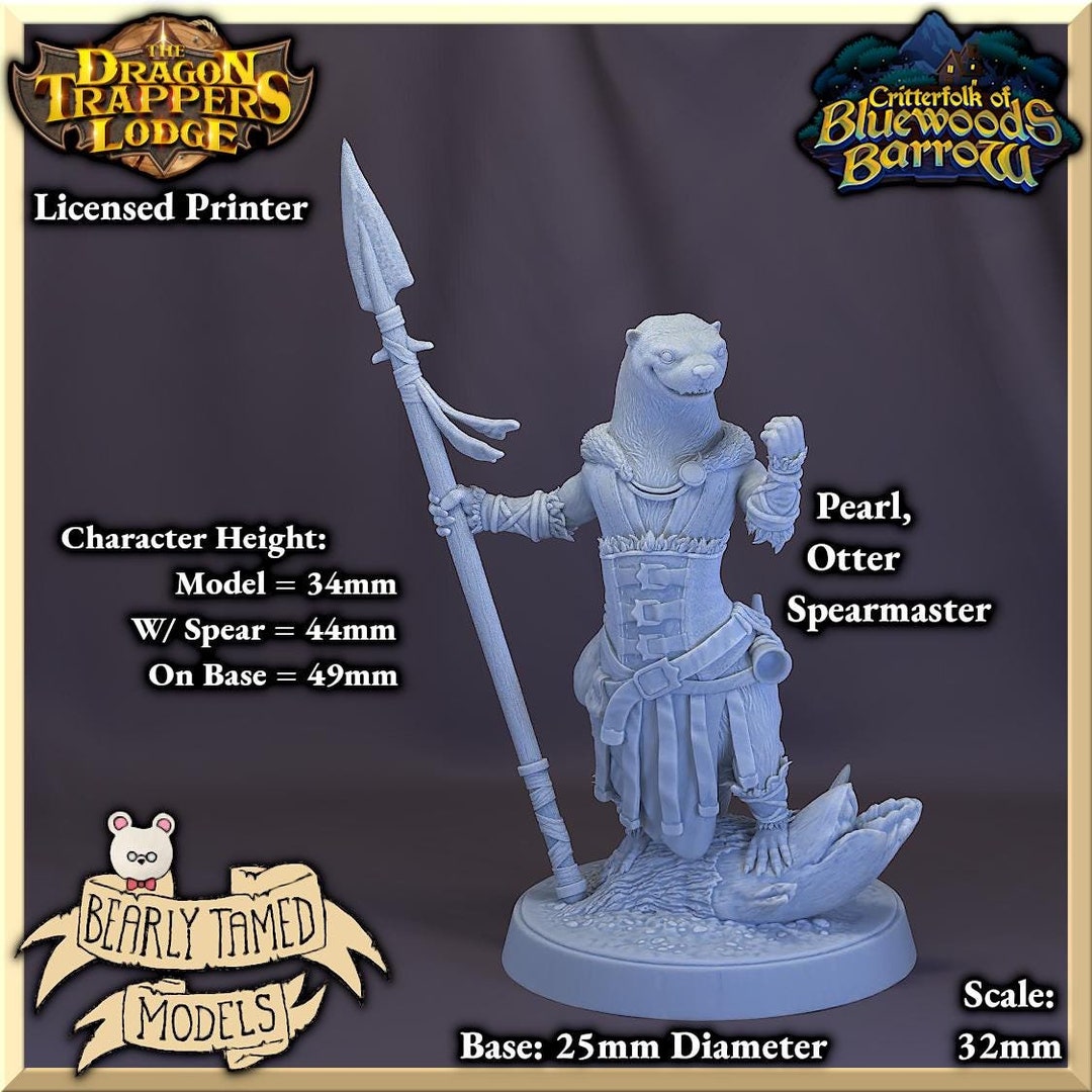 Pearl, Otter Spearmaster | Dragon Trappers Lodge | Bluewood Barrows ...