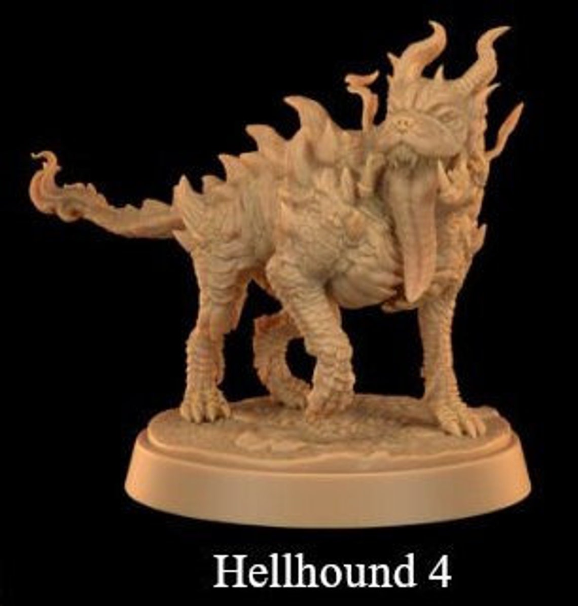 Hellhounds 2 Dragon Trappers Lodge 3D Printed RESIN - Etsy