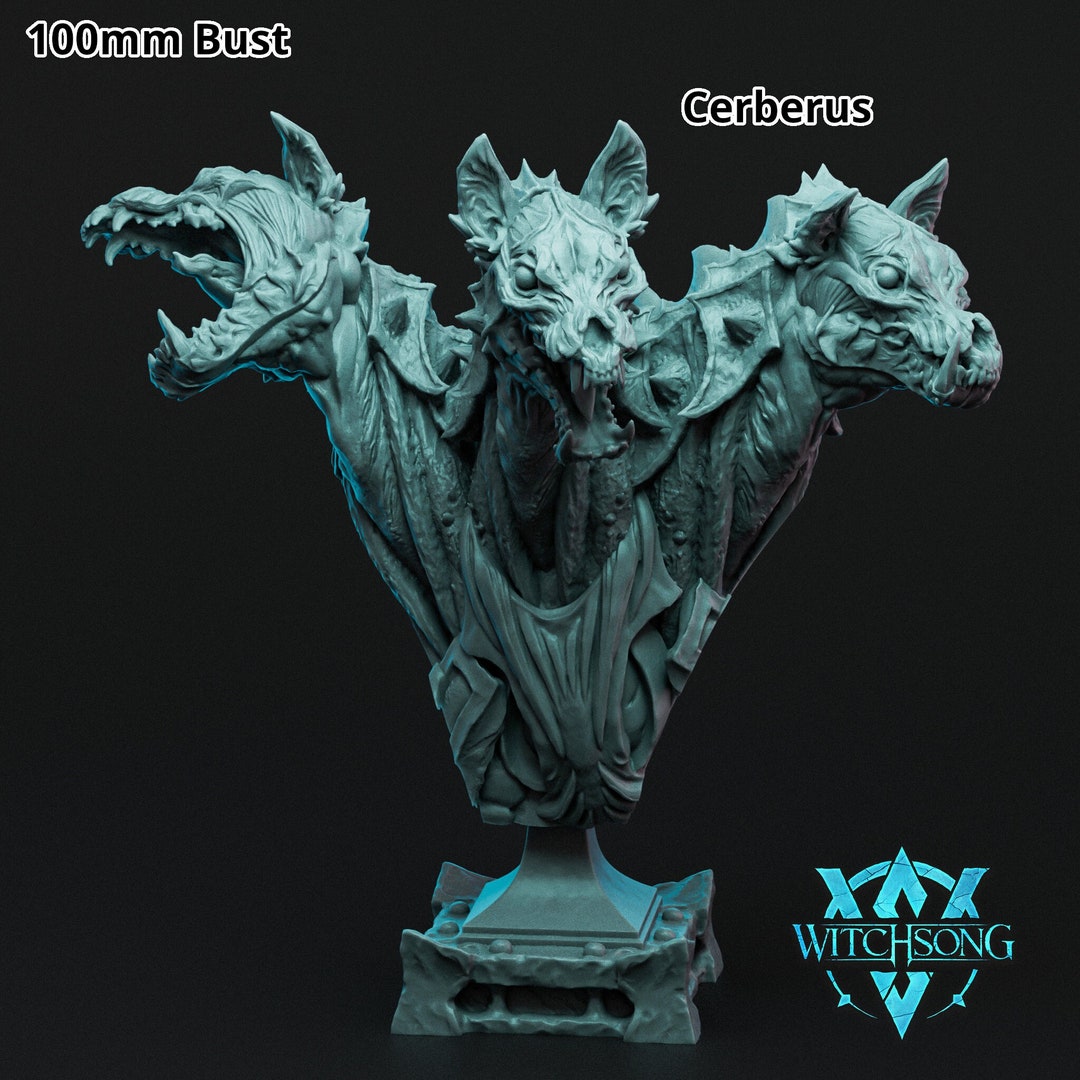 Cerberus | Witchsong Miniatures | 5e Stat Sheet | Printed W/ High ...
