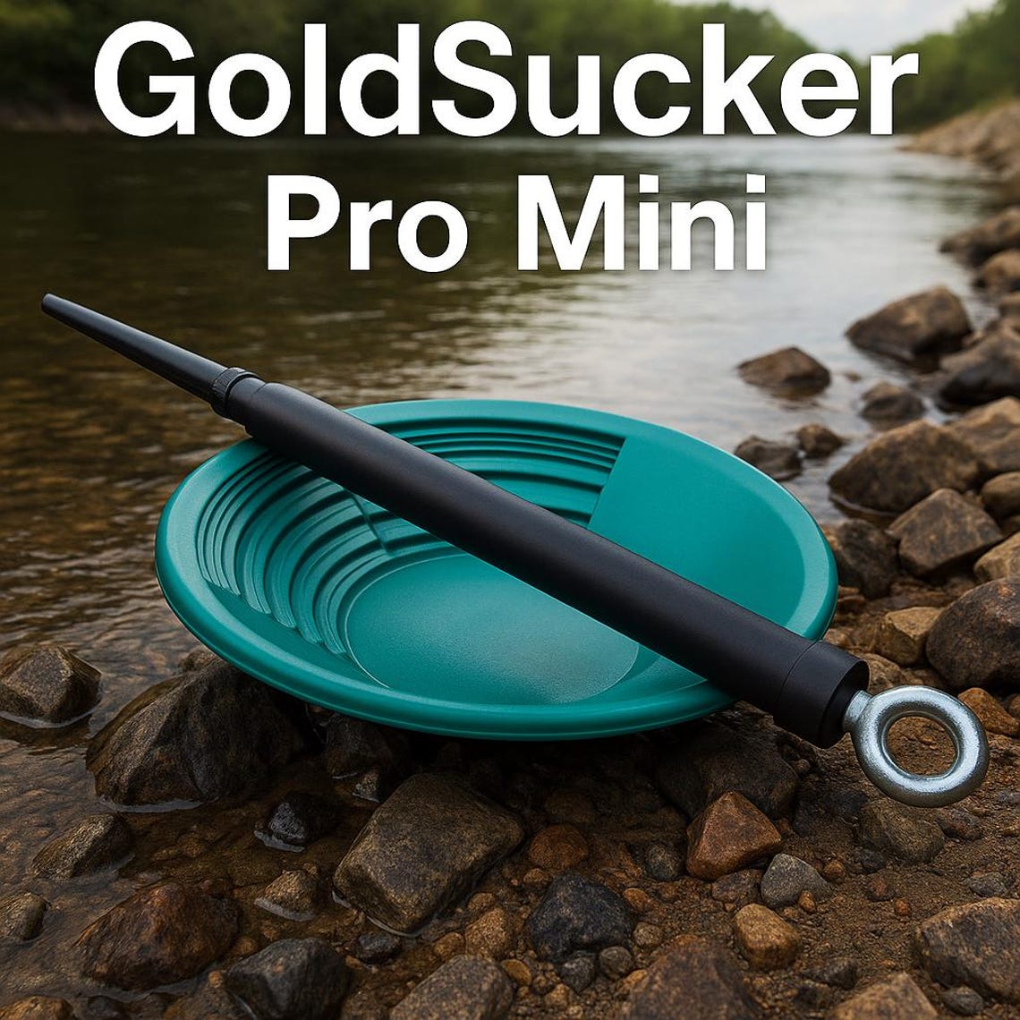 Goldsucker Pro Mini – Manual Suction Hand Pump for Gold Prospecting ...