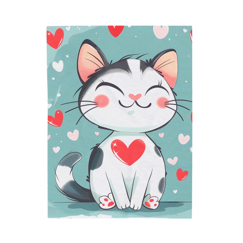 Cat Snuggle Plush Blanket Kitten Chew Throw - Etsy