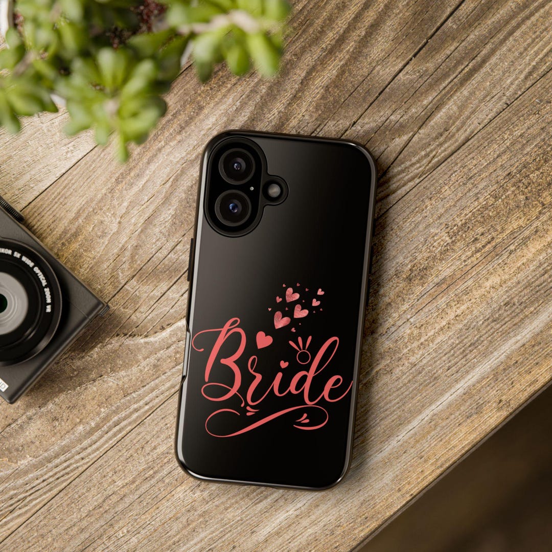 Pink Bride Phone Case, Elegant Wedding Accessory - Etsy