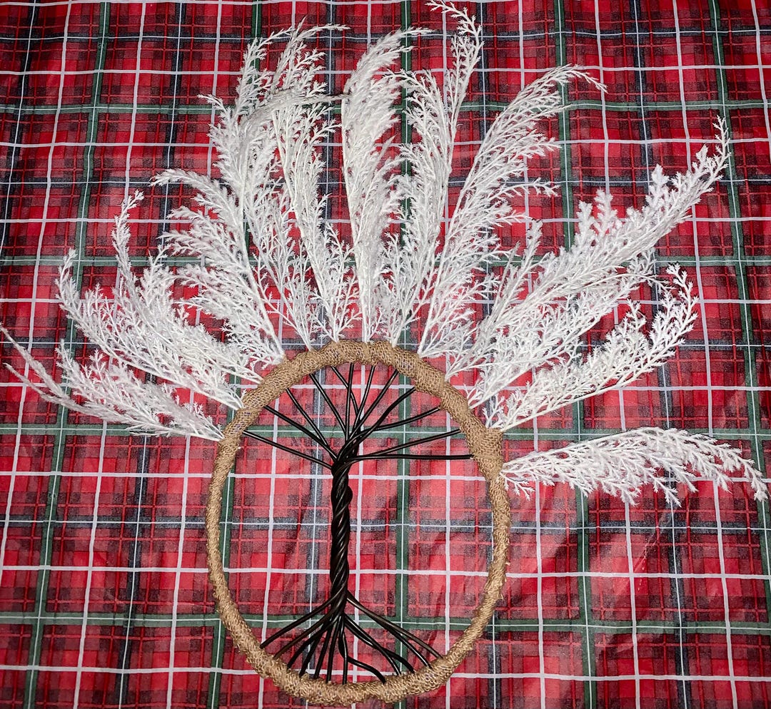 Winter Tree of Life, Big Tree of Life, Burlap Tree of Life, Tree of ...