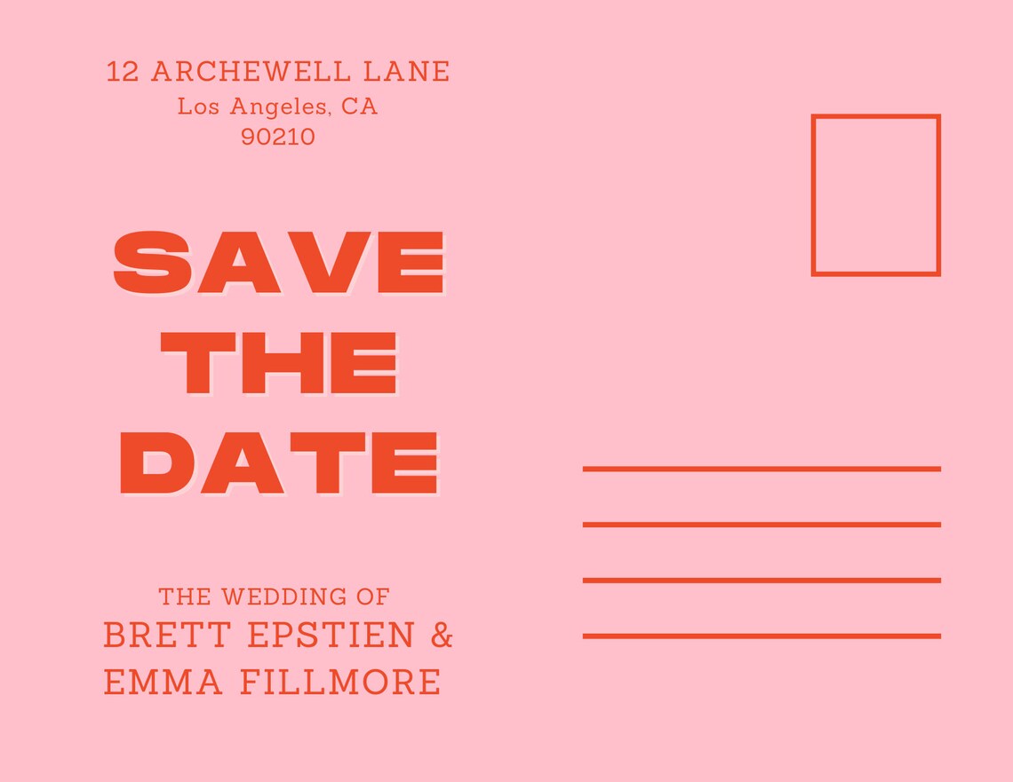 HOT STUFF Save the Date 70s Disco Inspired Wedding Digital - Etsy