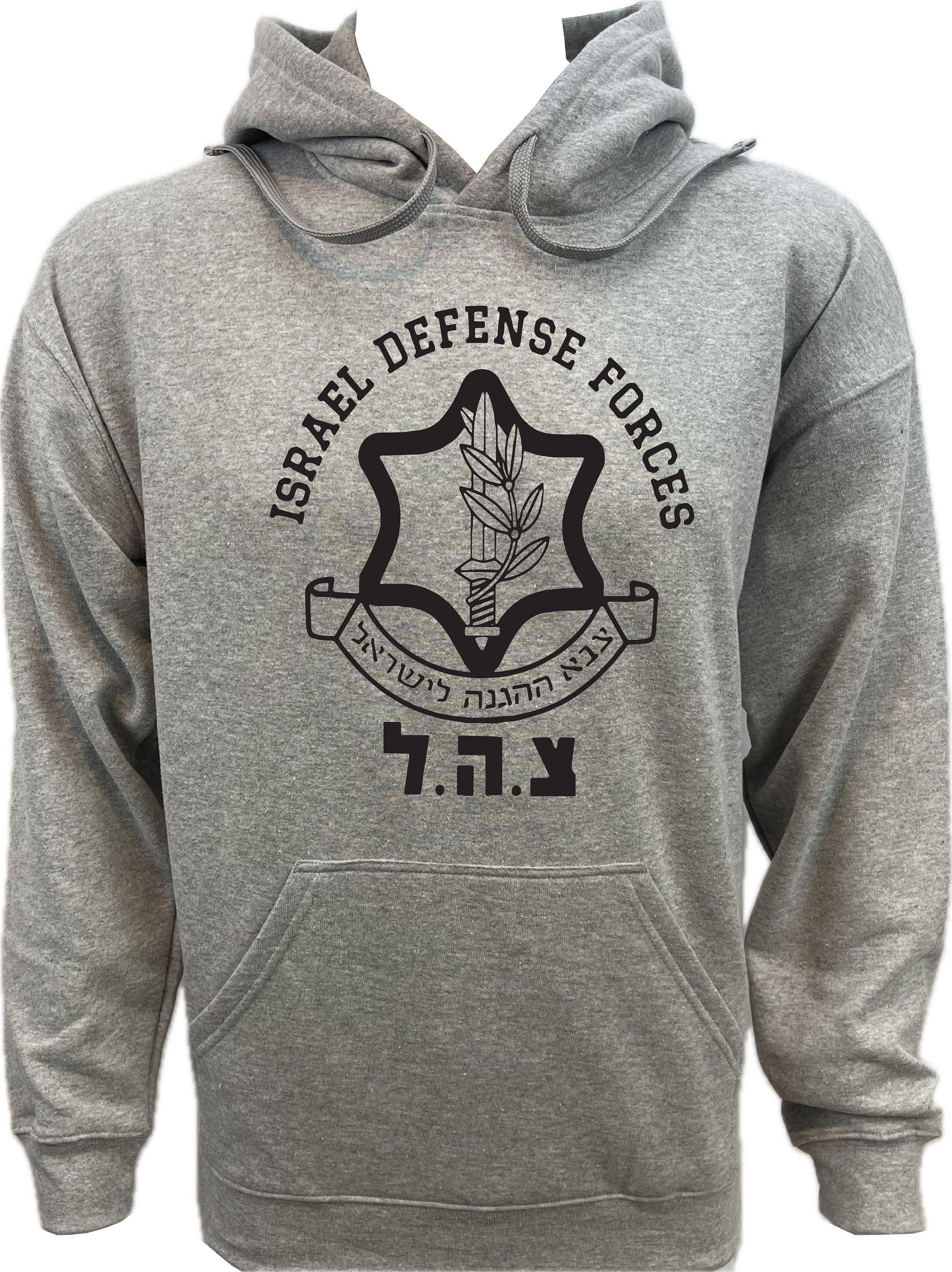Israel Defense Forces Logo Hooded Sweatshirt Israeli Military Sweater ...