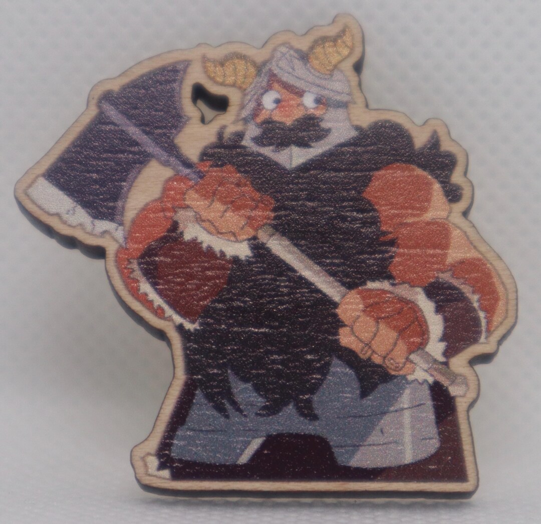 Senshi Delicious in Dungeon Wooden Pin Badge - Etsy