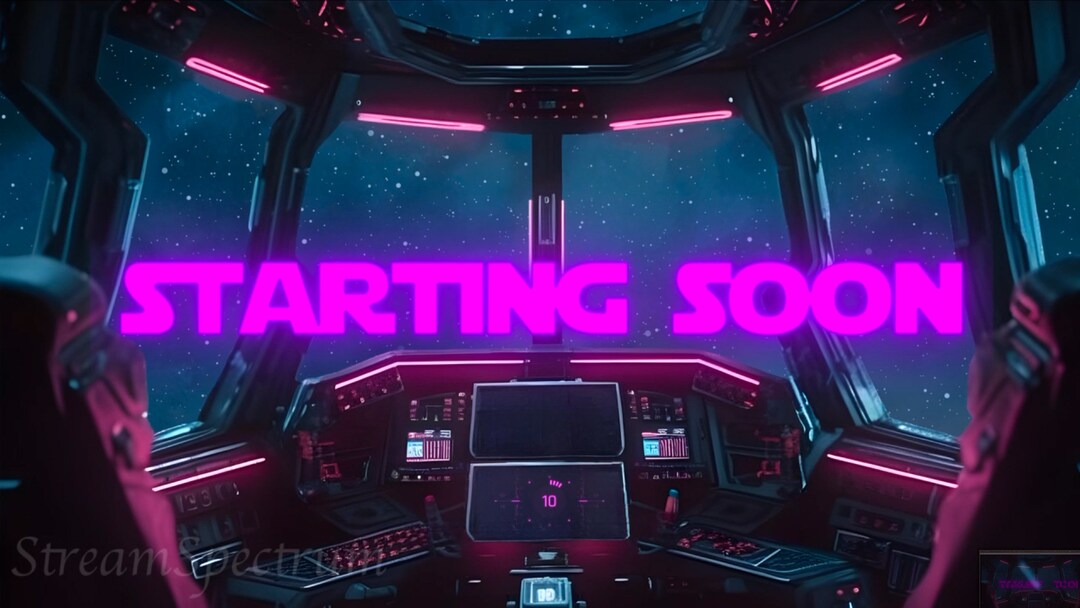 4x Animated Stream Screens | Interstellar Theme | Starting Soon ...