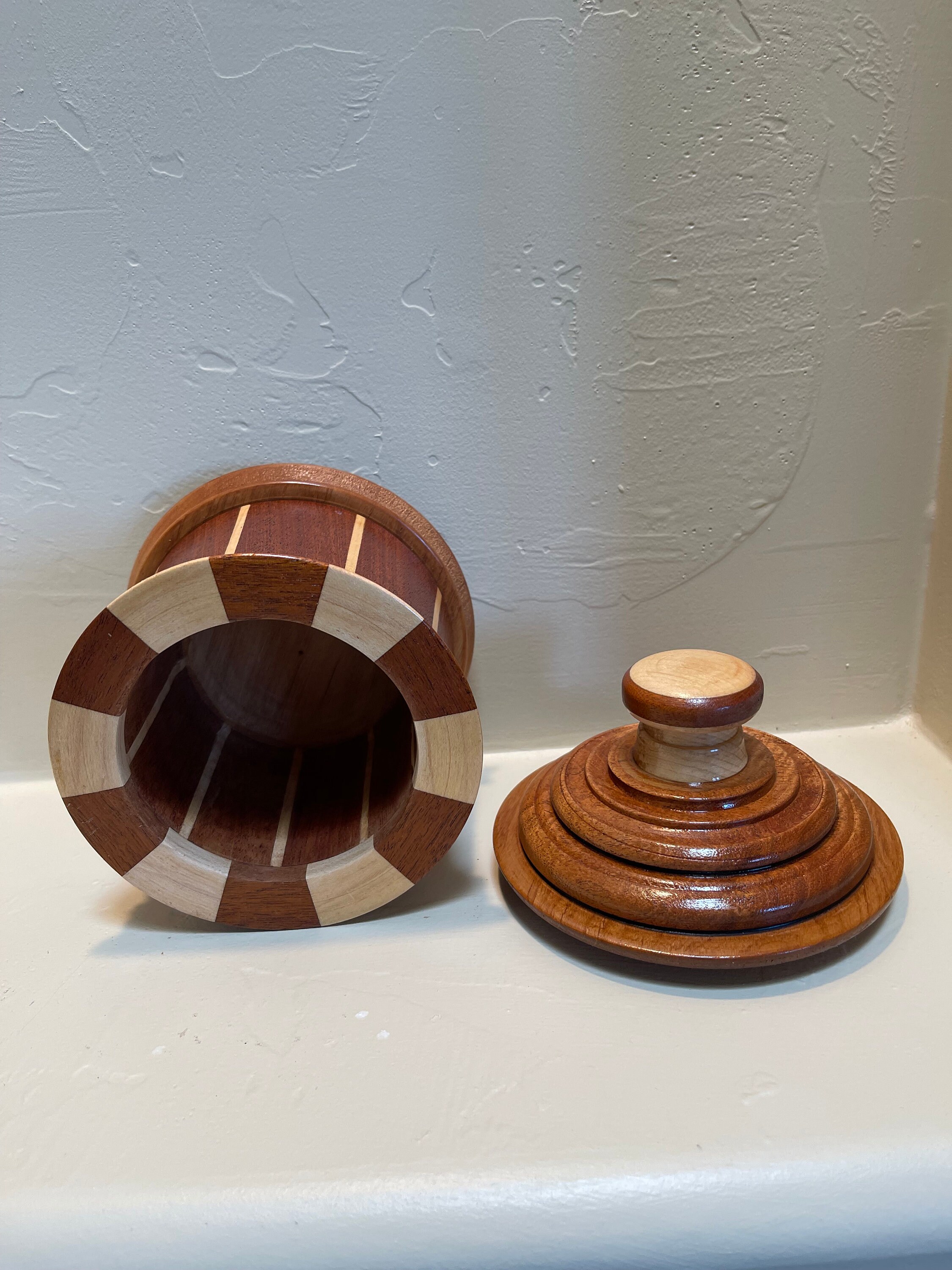 Lidded Wooden Turned Box - Etsy