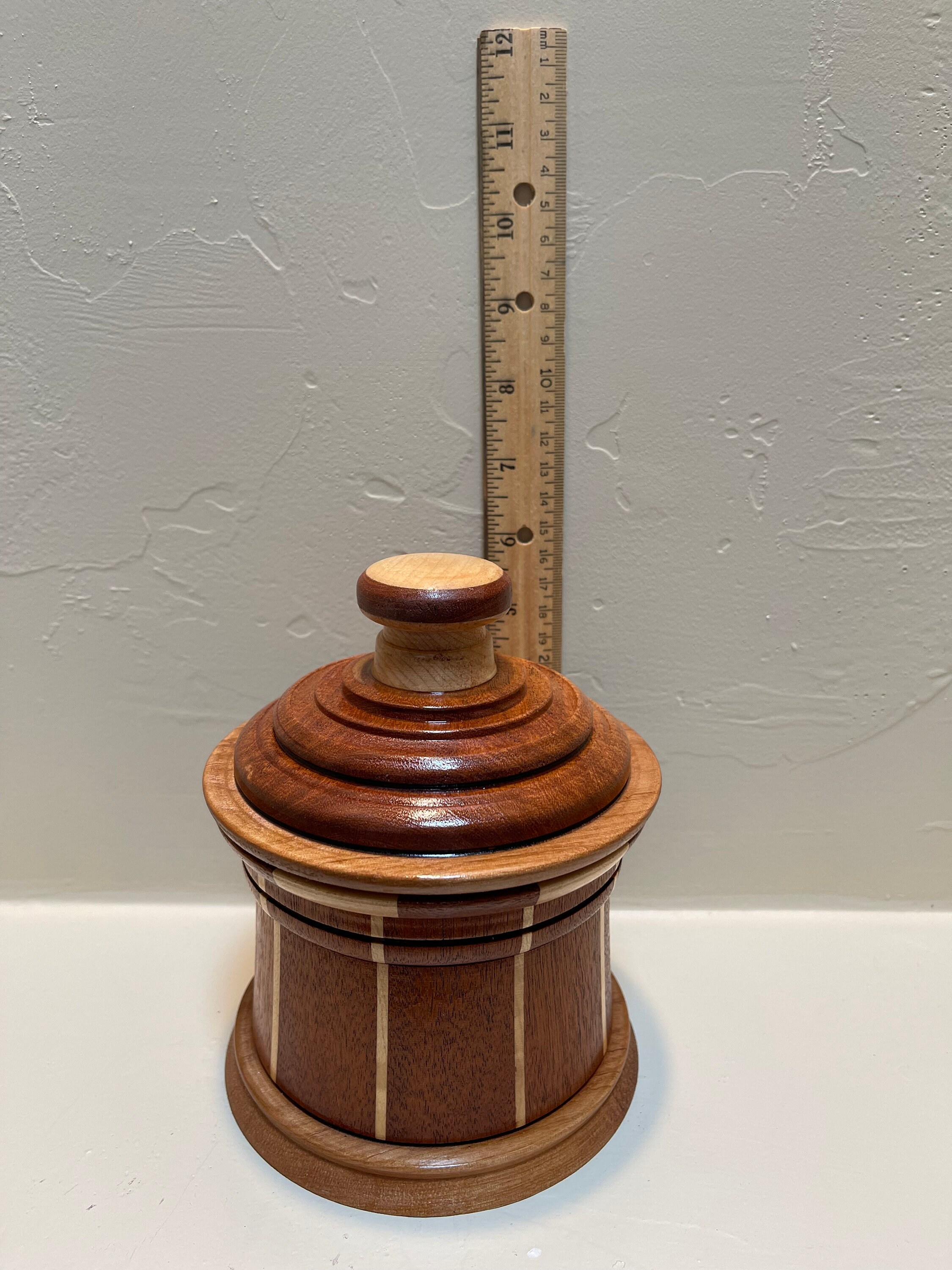 Lidded Wooden Turned Box - Etsy