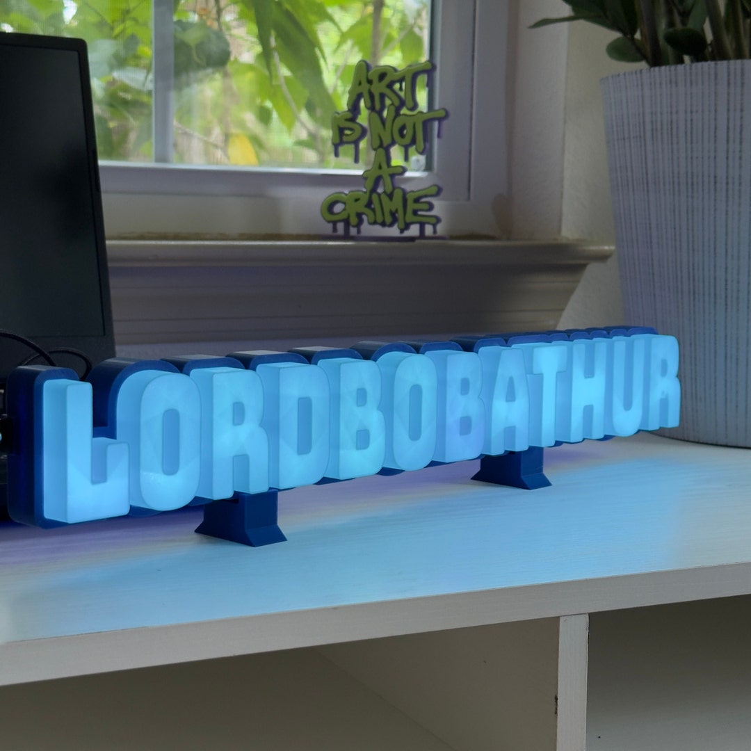 Custom USB Gamer Tag | 3D Printed Gaming Tag | Streamer Accessory ...