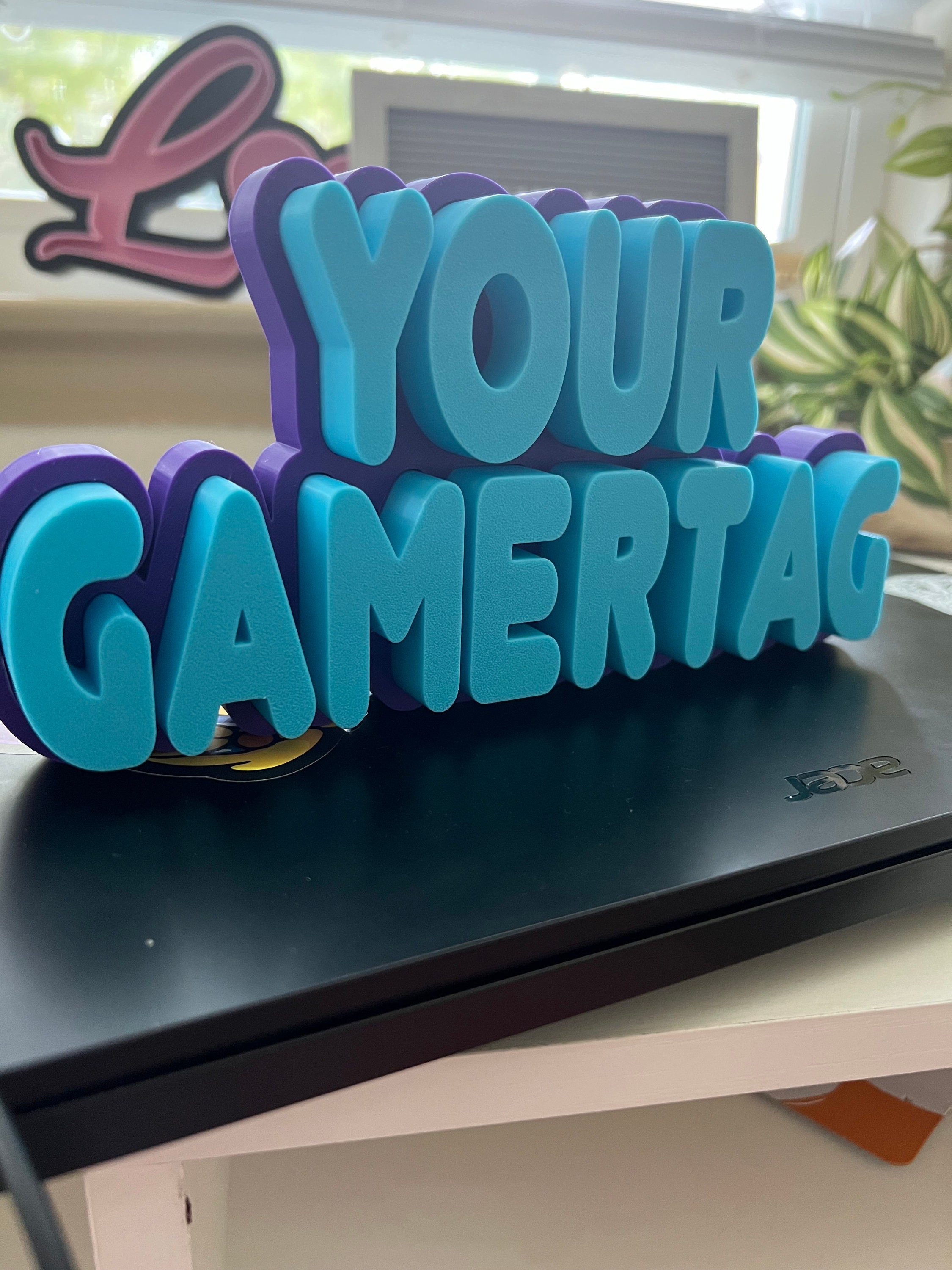 Custom Gamer Tag / Neon Sign Gaming Decor/ Gift for Gamers / Gamertag ...