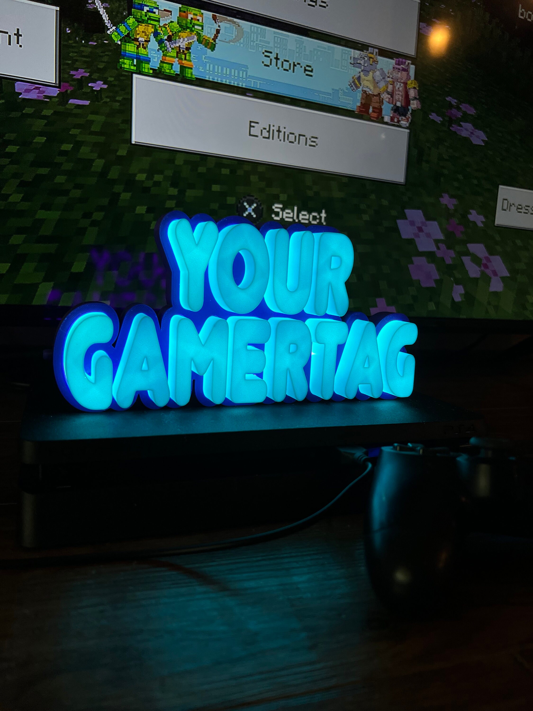 Gamer Tag / Custom Gamer Tag / Personalized Username Neon Sign / Custom ...