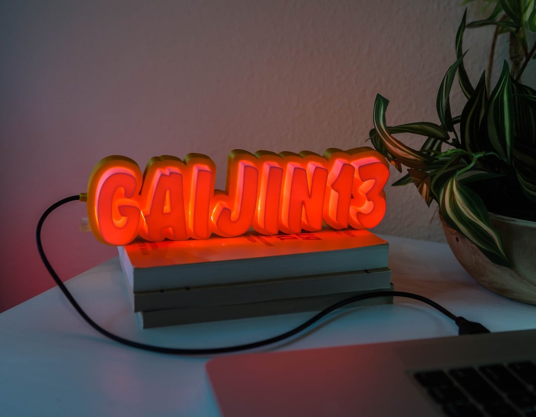 3D Gamertag | Nametag | Custom Gamer Tag | Gamertag Light | Gamer Room ...