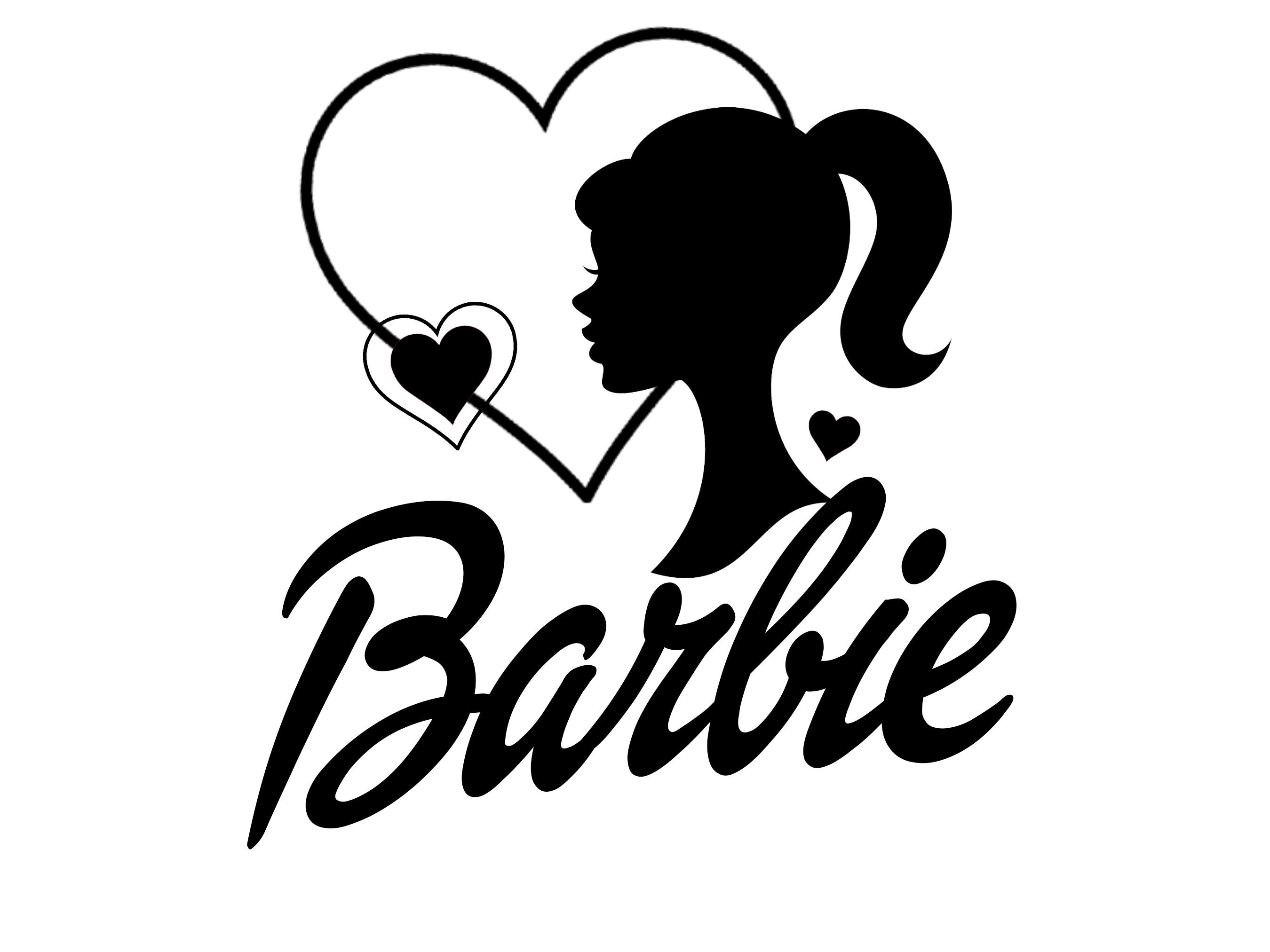 Barbie Doll Head Png, Custom Barbie Style Font, Birthday Girl Svg ...