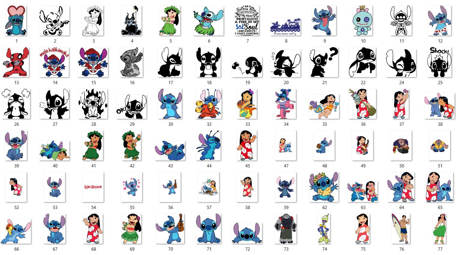 Stitch svg, Lilo e Stitch SVG Bundle,stitch png, para Cricut e ...