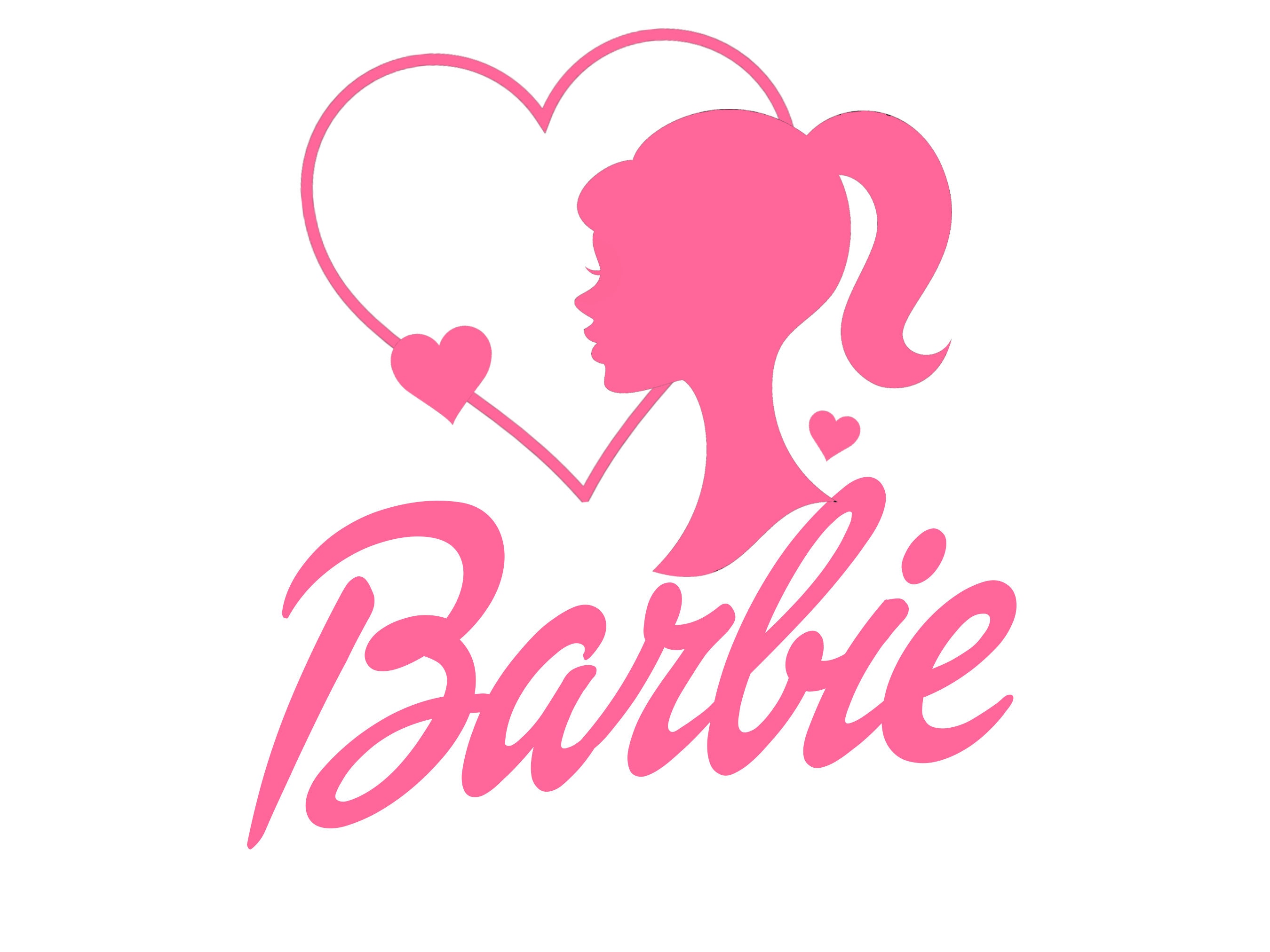 Barbie Doll Head Png, Custom Barbie Style Font, Birthday Girl Svg ...