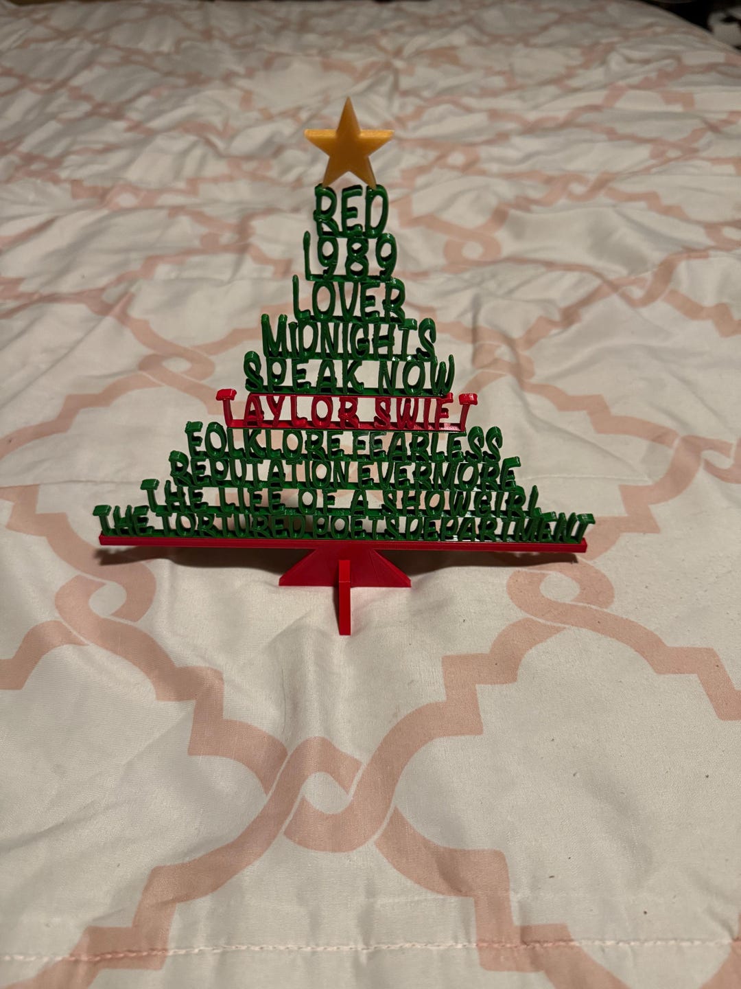 3D Printed Swiftmas Tree - Etsy