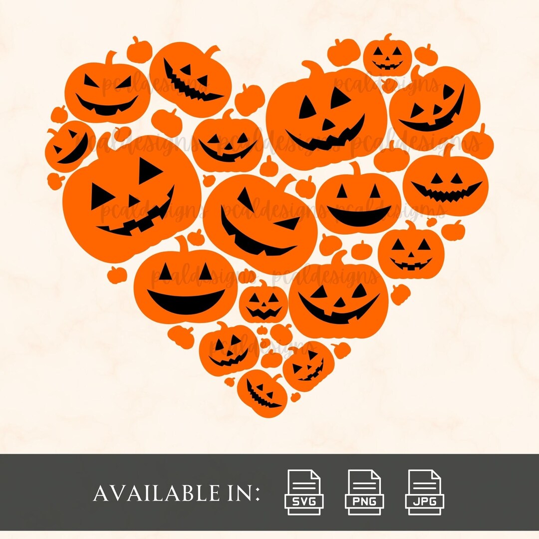 Pumpkin Head SVG, Pumpkin Face PNG, Halloween Svg, Pumpkin Heads ...