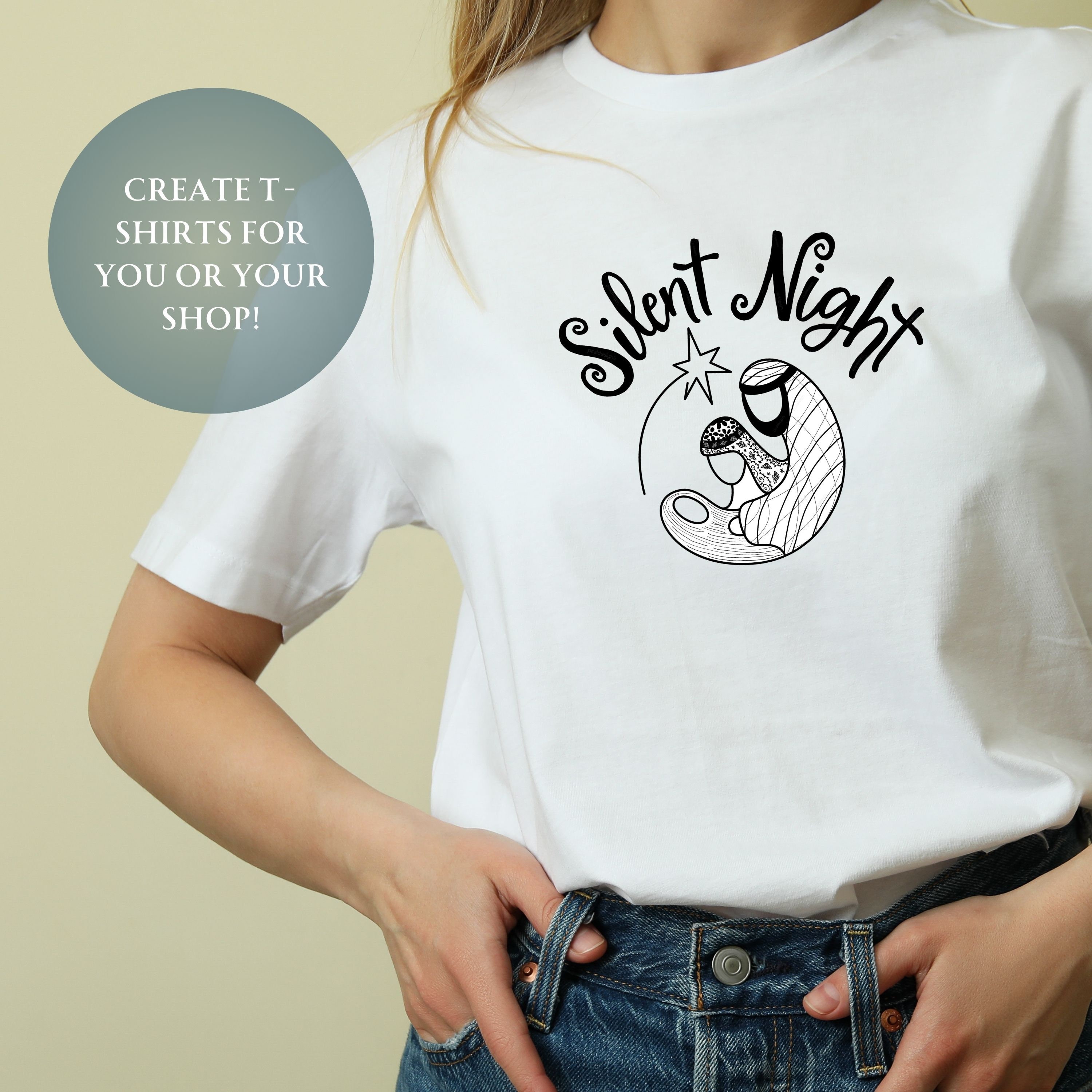 Silent Night Svg, Silent Night, Silent Night Png, Christmas Printable ...