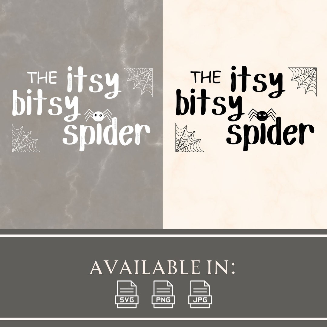 Halloween SVG, Spider Web SVG, Itsy Bitsy Spider, Kids Halloween Tshirt ...