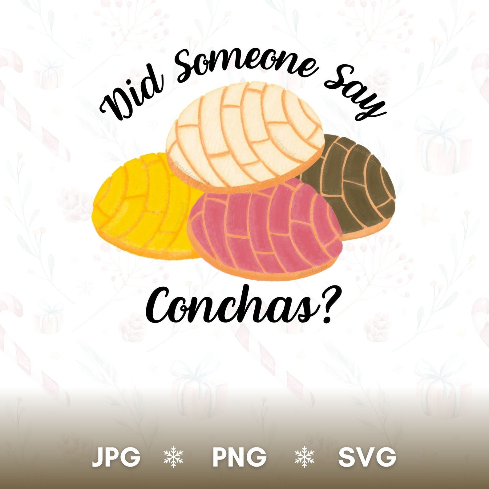 Conchas Png, Mexican Conchas, Pan Dulce Svg, Conchas Shirt, Mexican ...