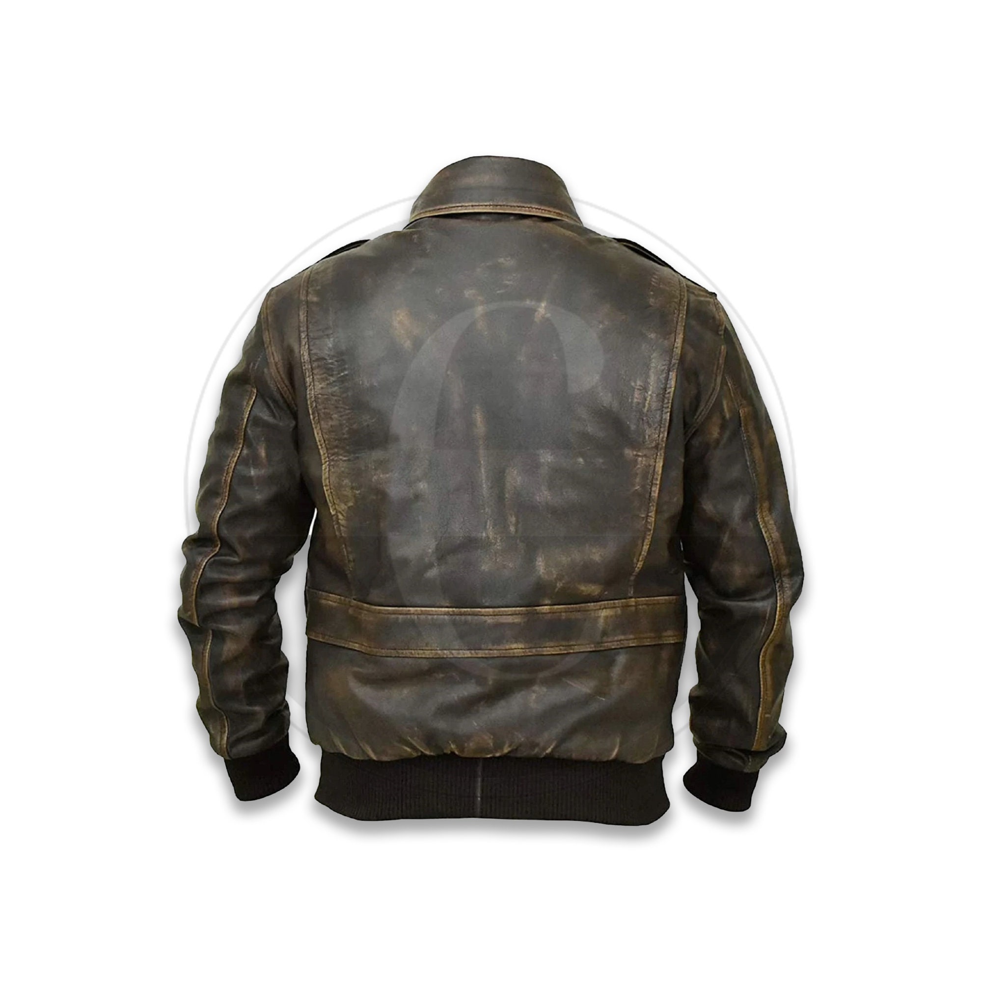 Men's Distressed Brown A2 Flight Bomber Jacket Pilot A2 - Etsy