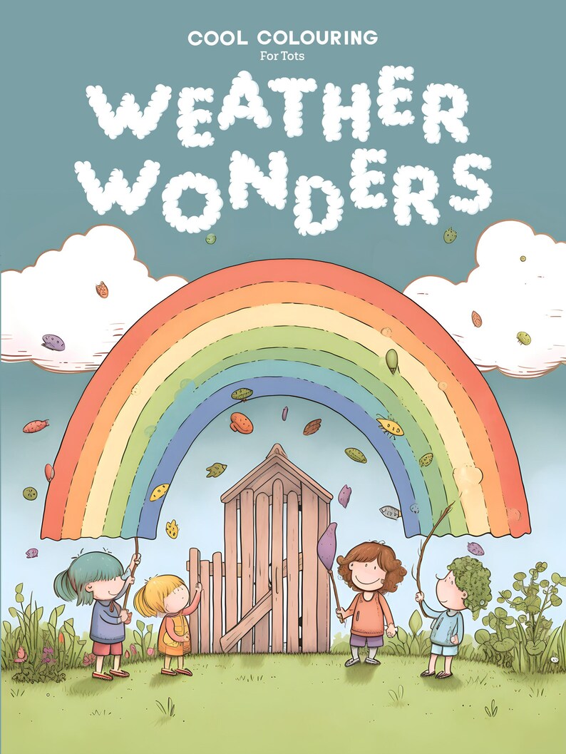 T5 - Weather Wonders: 2-4yo Colouring Book - Etsy