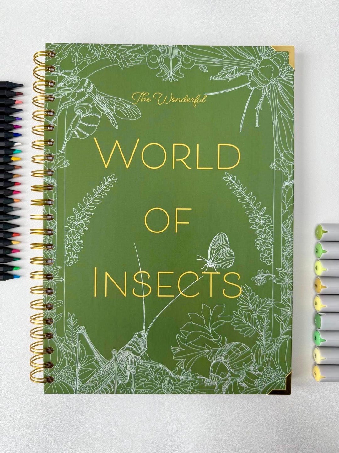 The Wonderful World of Insects - Colouring Book | Luxury Gift ...