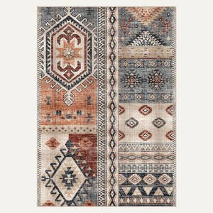 Aztec Rug Unique Designrug Geometrical Rug for Living Room Boho Area ...