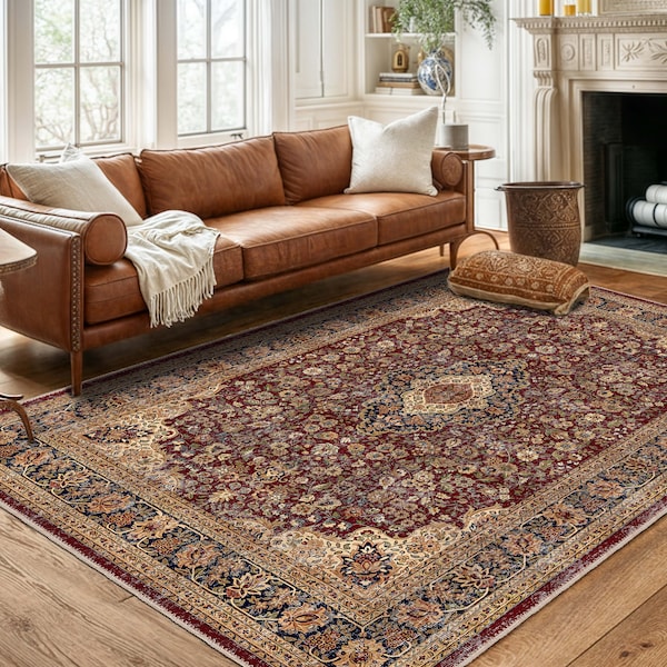 Washable Oriental Rug - Etsy