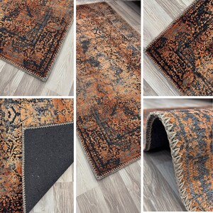 Dark Brown Medallion Area Rugs, HAND KNOTTED, Vintage, Antique, Area ...