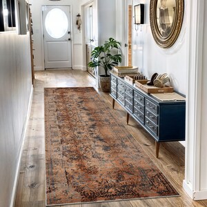 Dark Brown Medallion Area Rugs, HAND KNOTTED, Vintage, Antique, Area ...