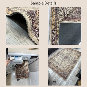 Green Terracotta Oriental Rug Vintage Turkish Rug Round Rug for Living ...