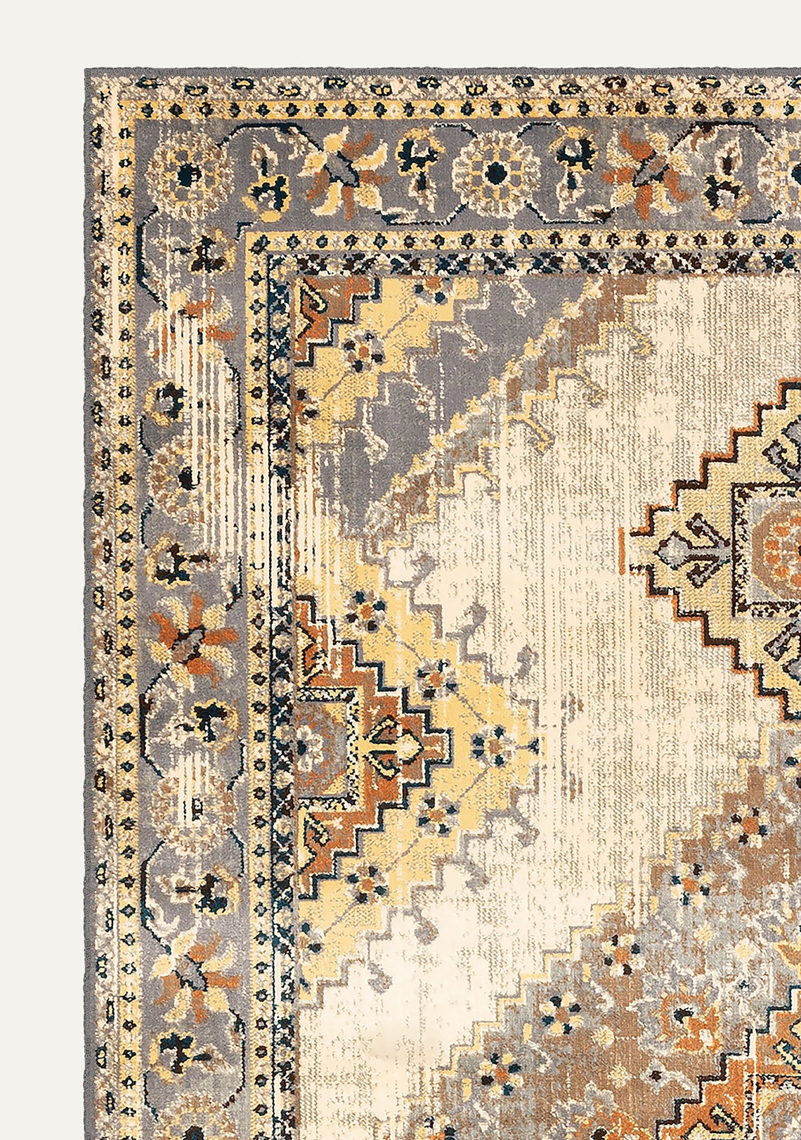 Heriz Style, Vintage Rug,living Area,anti Slip, Bohemian,persian ...