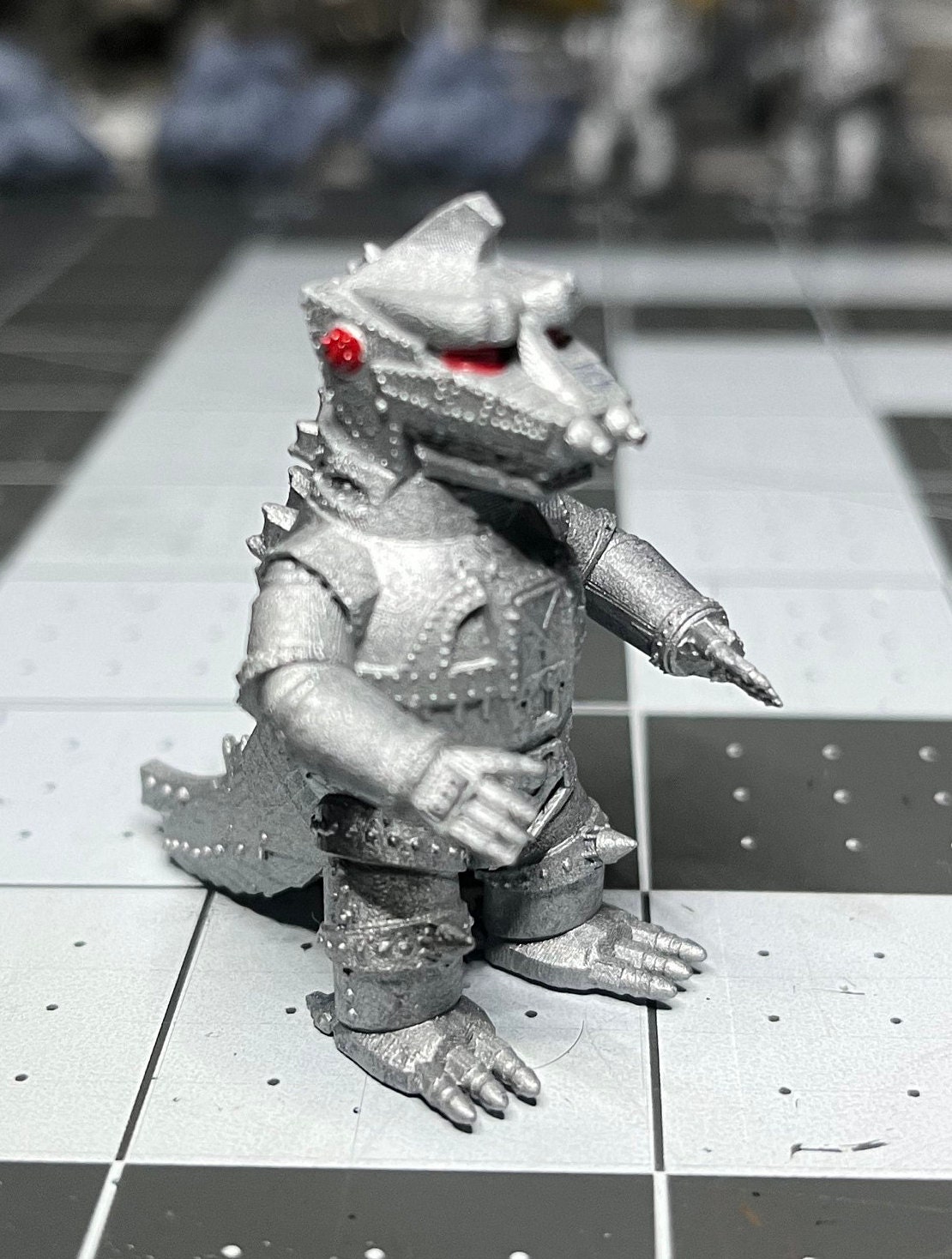 Mini Mecha Godzilla Fanart Figure, Keychain Optional - Etsy