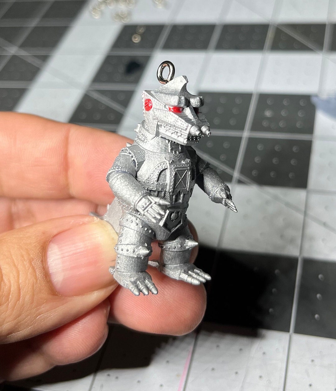 Mini Mecha Godzilla Fanart Figure, Keychain Optional - Etsy