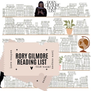 Rory Gilmore Reading Challenge Printable Colouring Page - Etsy