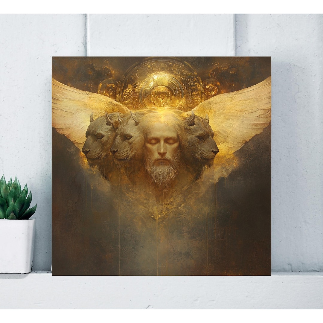 Biblically Accurate Cherubim Angels Framed Poster, Spiritual Religious Wall Art, Christian Gifts ...