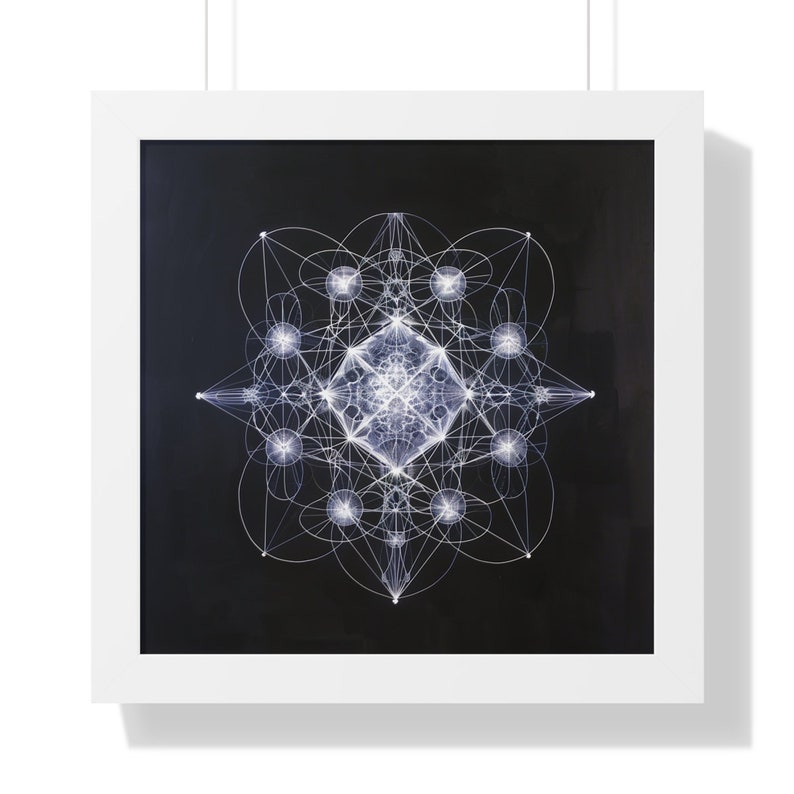 Starry Arch Angel Metatron Cube Wall Hanging Art Decor, Living Room ...