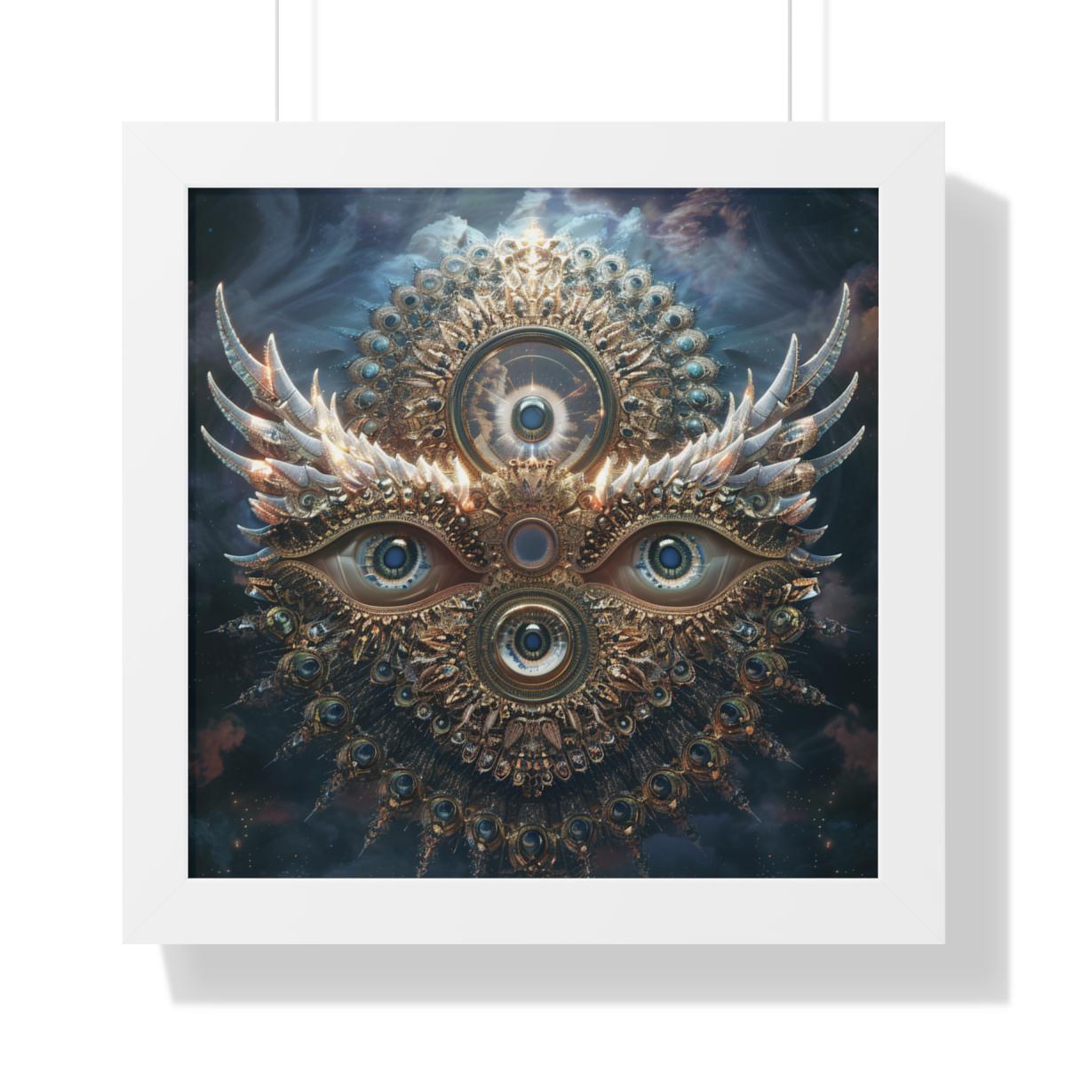 Biblically Accurate Angel Ophanim Canvas Wall Hanging Art Decor ...