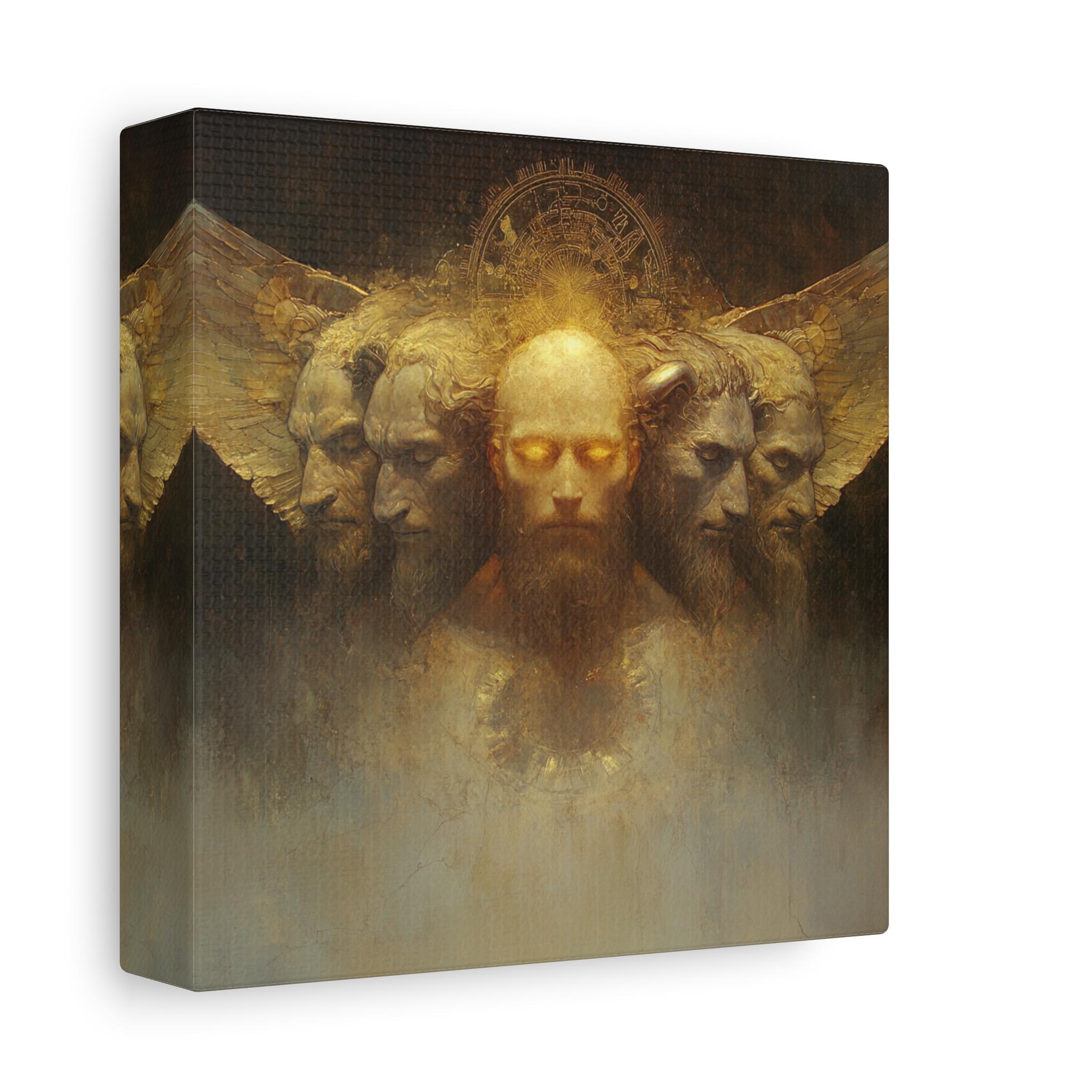 Biblically Accurate Cherubim Angels Framed Poster, Spiritual Religious ...