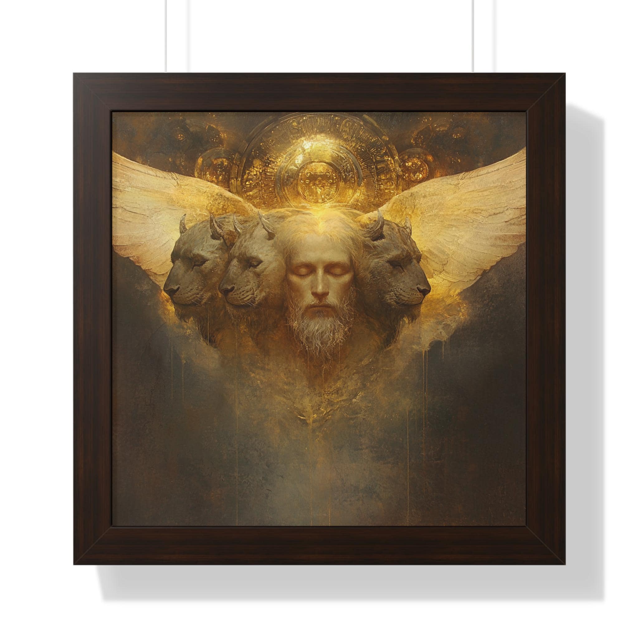 Biblically Accurate Cherubim Angels Framed Poster, Spiritual Religious ...