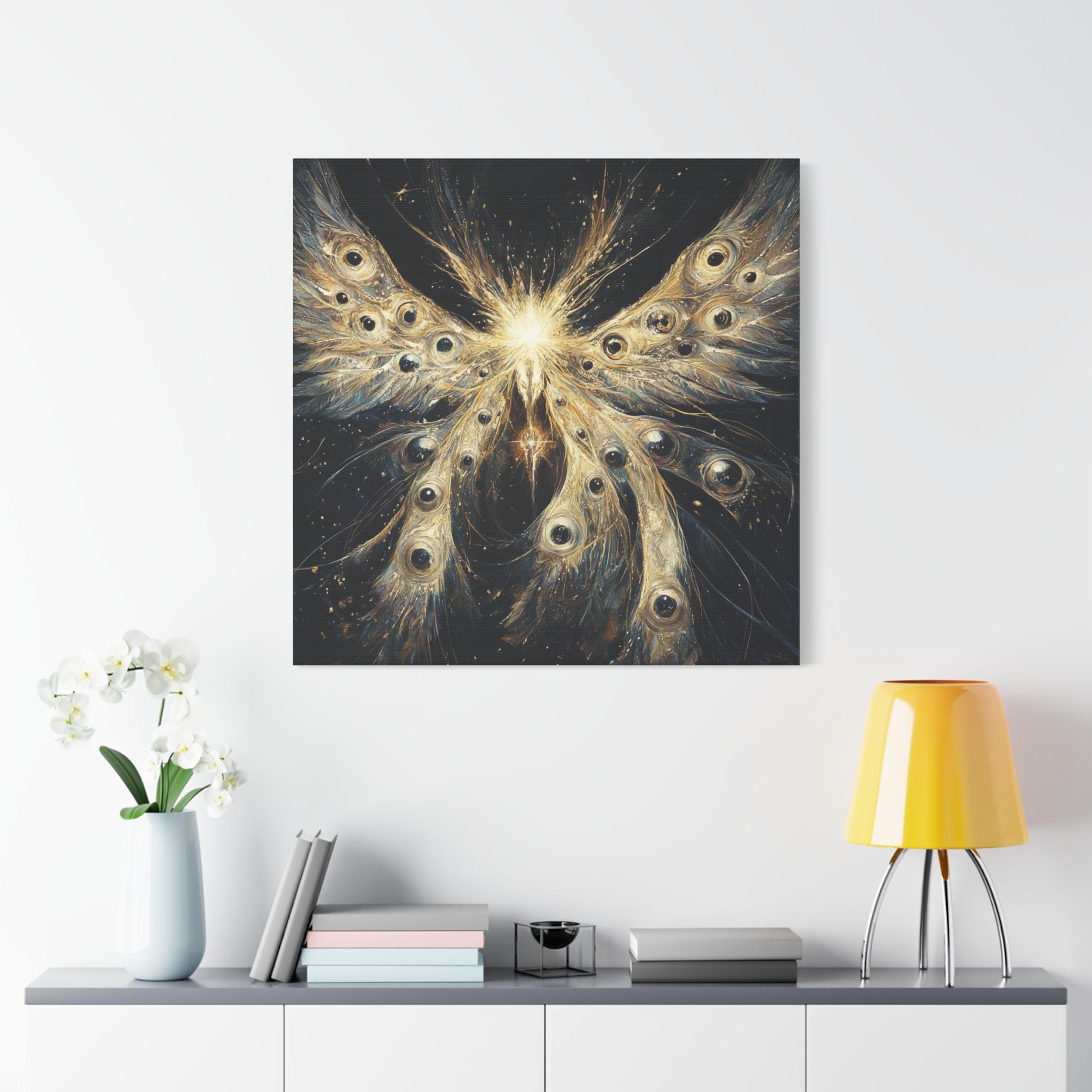 Angel Seraphim Canvas Wall Art Decor, Biblically Accurate Angel Bedroom ...