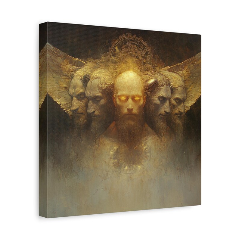 Biblically Accurate Cherubim Angels Framed Poster, Spiritual Religious ...
