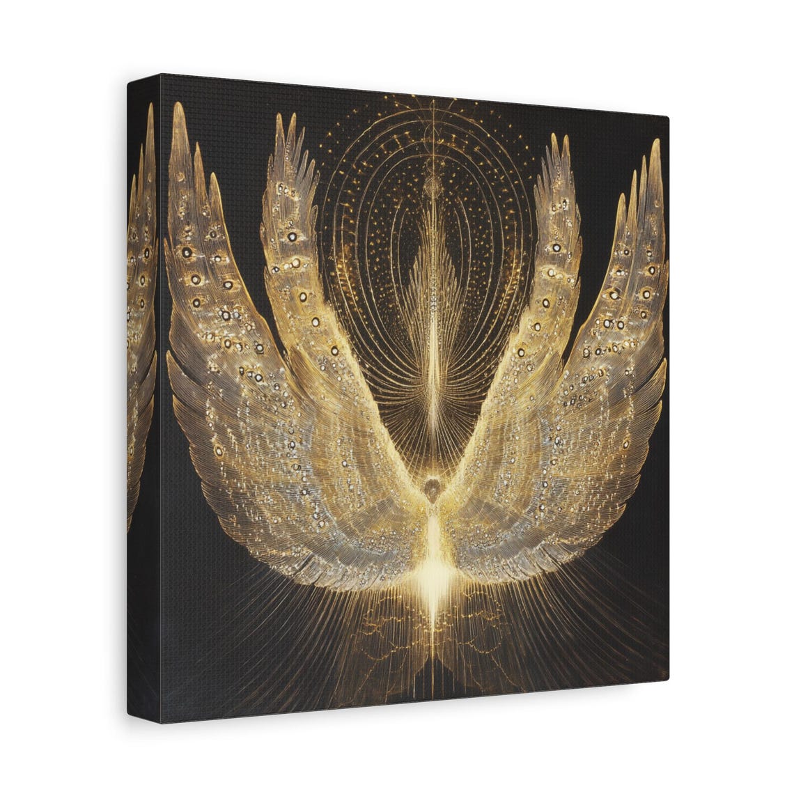 Angel Seraphim Canvas Wall Art Decor, Biblically Accurate Angel Bedroom ...