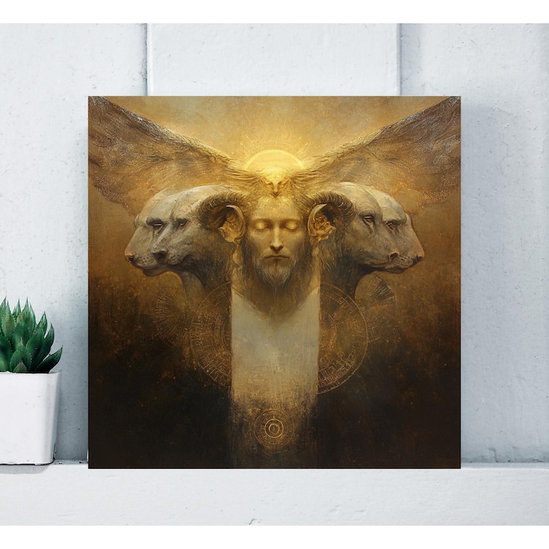 Biblically Accurate Cherubim Angels Framed Poster, Spiritual Religious ...